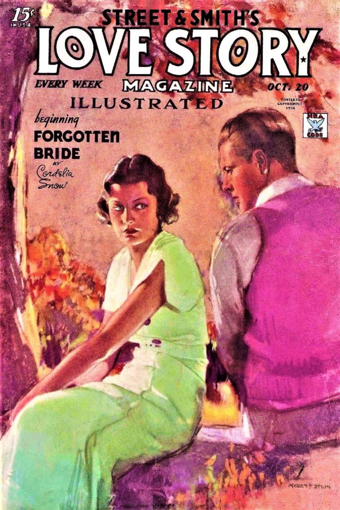 LOVE STORY MAGAZINE - October 20, 1934 - pulpmagazines.org